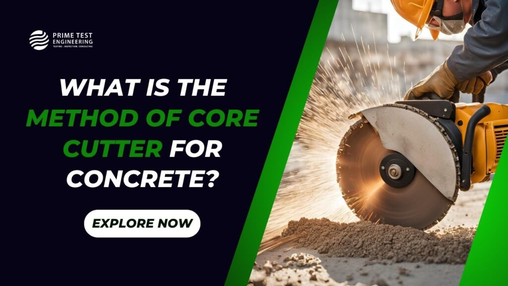 What Is The Method Of Core Cutter For Concrete?